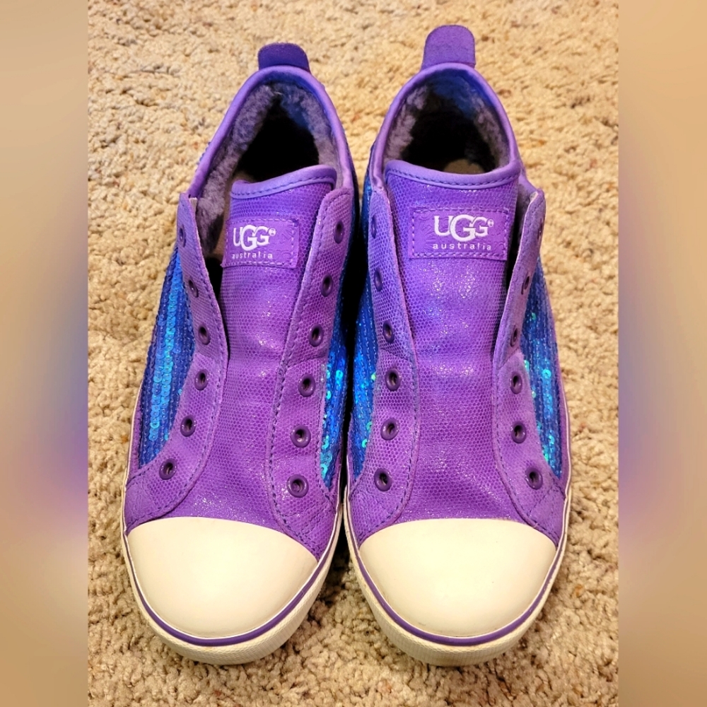 Ugg Laela Sequin Purple And Blue Mermaid Slip On Shoe… - Gem